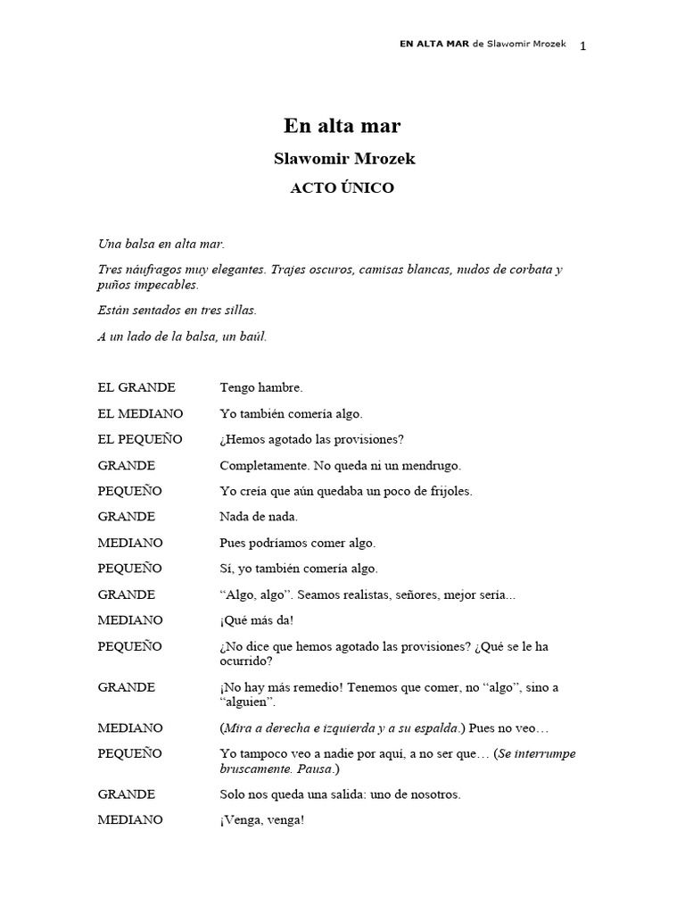 Mrozek Slawomir-En Alta Mar | PDF