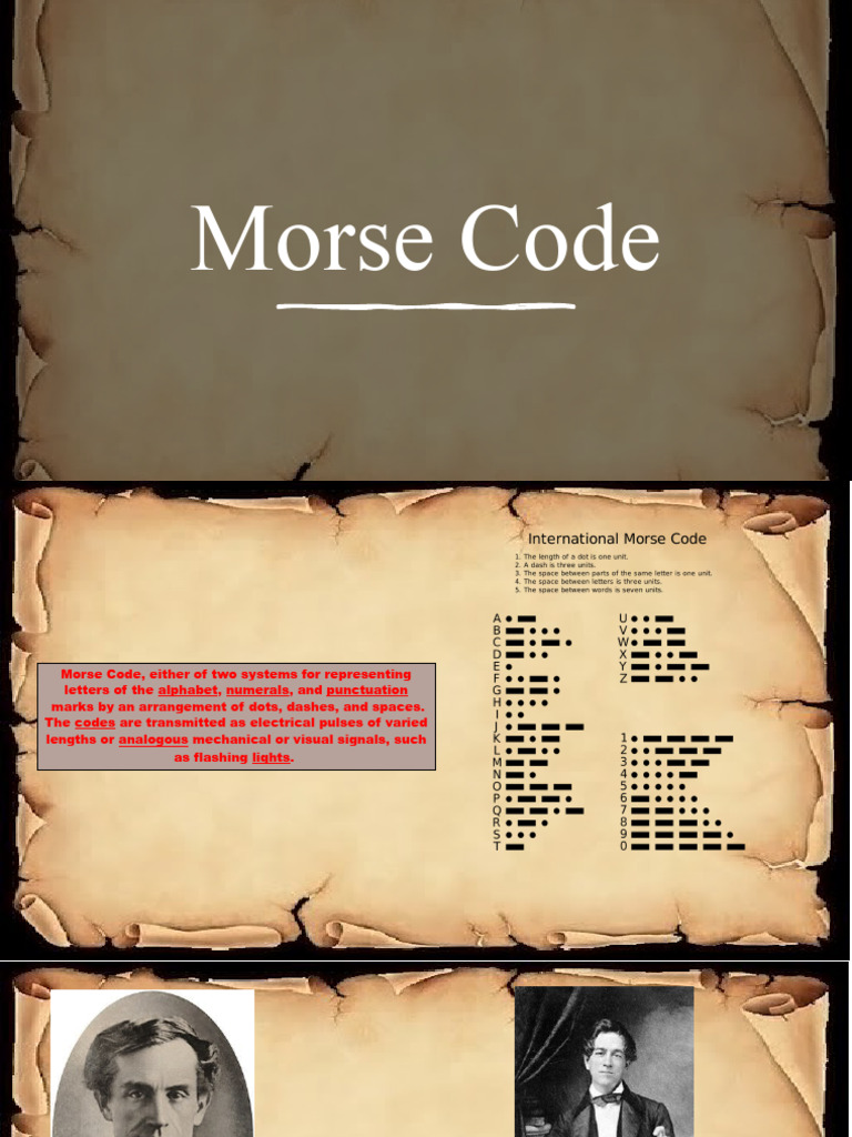 Morse Code | PDF | Telegraphy | Computing