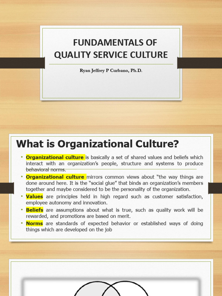 Building a Quality Service Culture | PDF | Organizational Culture | Goal