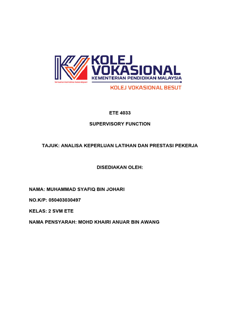 Kerja PB Ete - Fiq | PDF