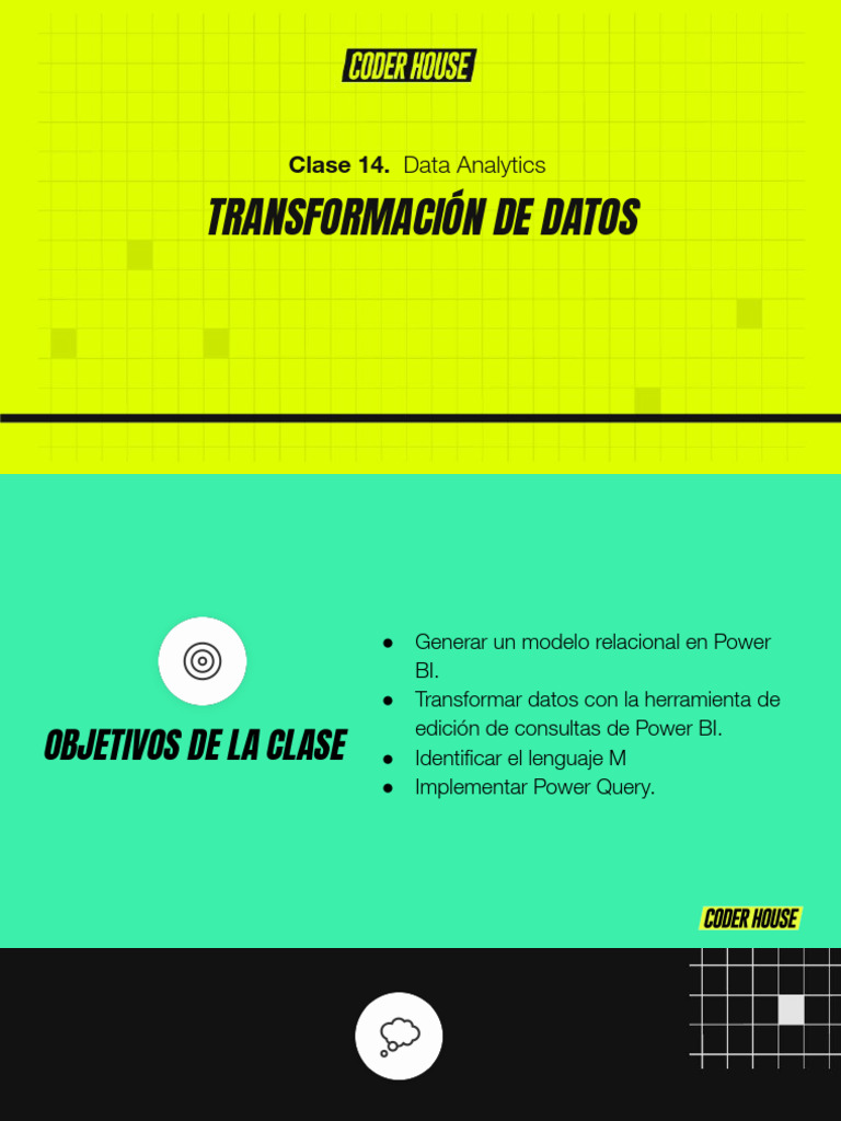 Clase 14 - Transformación de Datos | PDF | SQL | Base de datos relacional