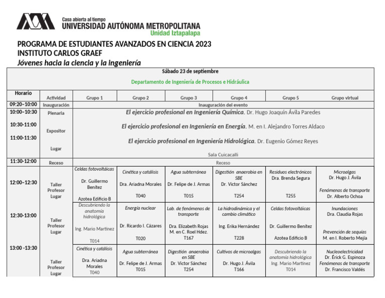 Programa Cgraef 2023 v4 1 | PDF