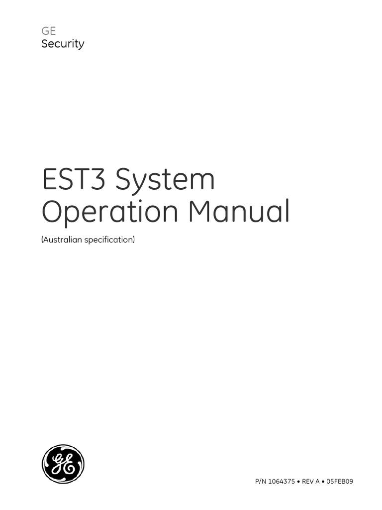 A EST3 System Operation Manual - tcm516-183090 | PDF | Computers