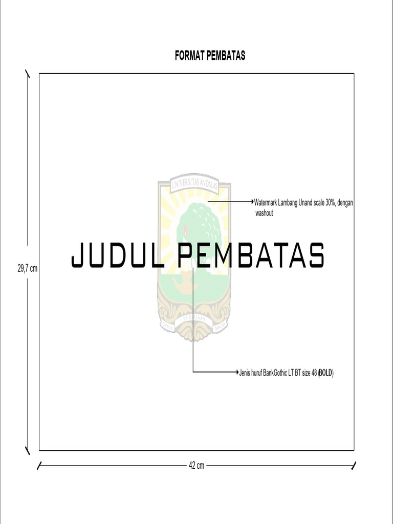 Format Pembatas | PDF