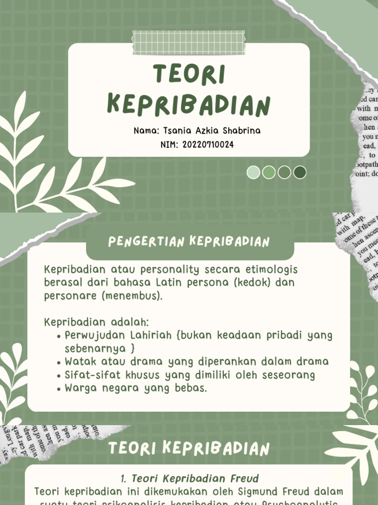 Hijau Putih Bersih Estetik Tugas Presentasi Kelompok Tentang Kebersihan ...