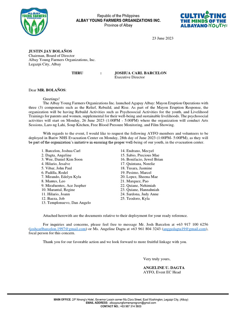 Transmittal Letter 06 28 2023 | PDF