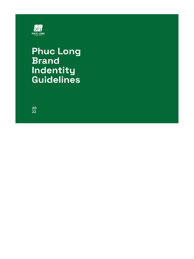 Brand Indentity Guidelines Phuc Long | PDF