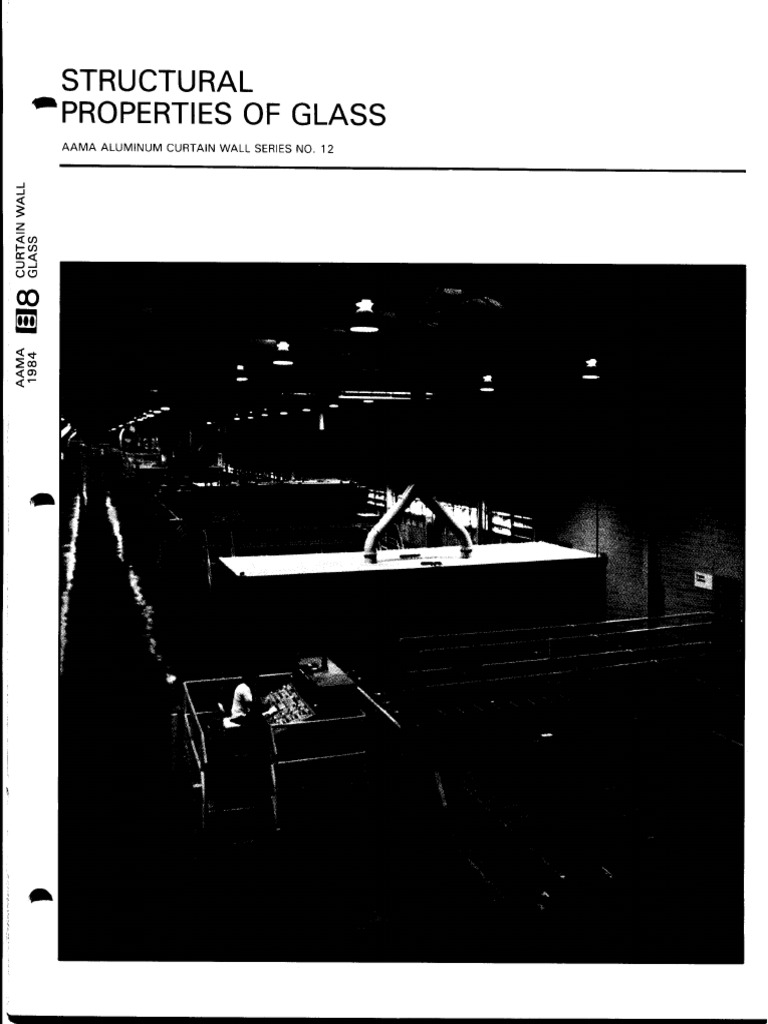 Structural Properties of Glass-1984 | PDF