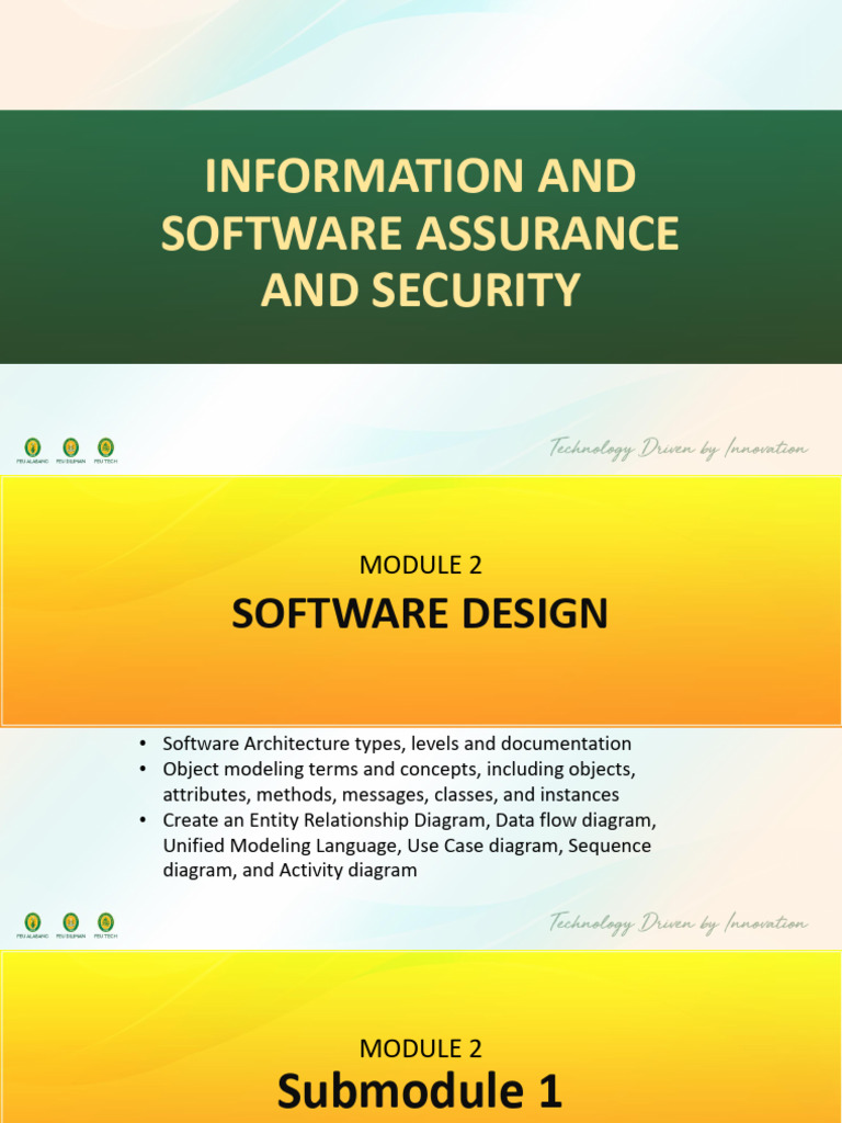 M2 Software Design | PDF | Unified Modeling Language | Object (Computer Science)