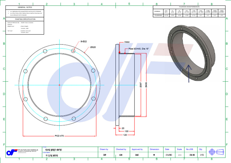 Flange Outlet | PDF | Chemistry | Steel