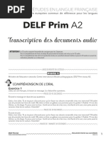 Corrigé DELF Prim A2 2024 | PDF