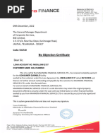 IDFC First Bank No Dues Certificate | PDF