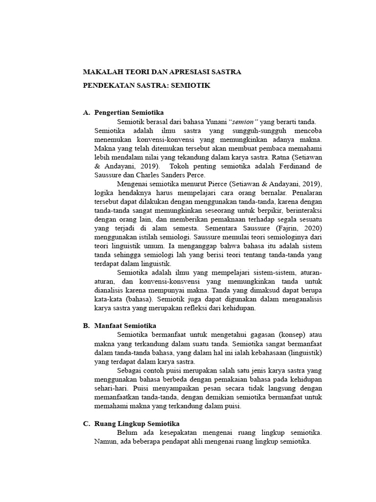 Tugas Semiotika | PDF