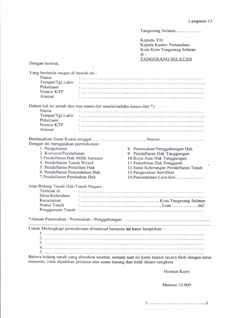 Form Pengukuran PBT | PDF