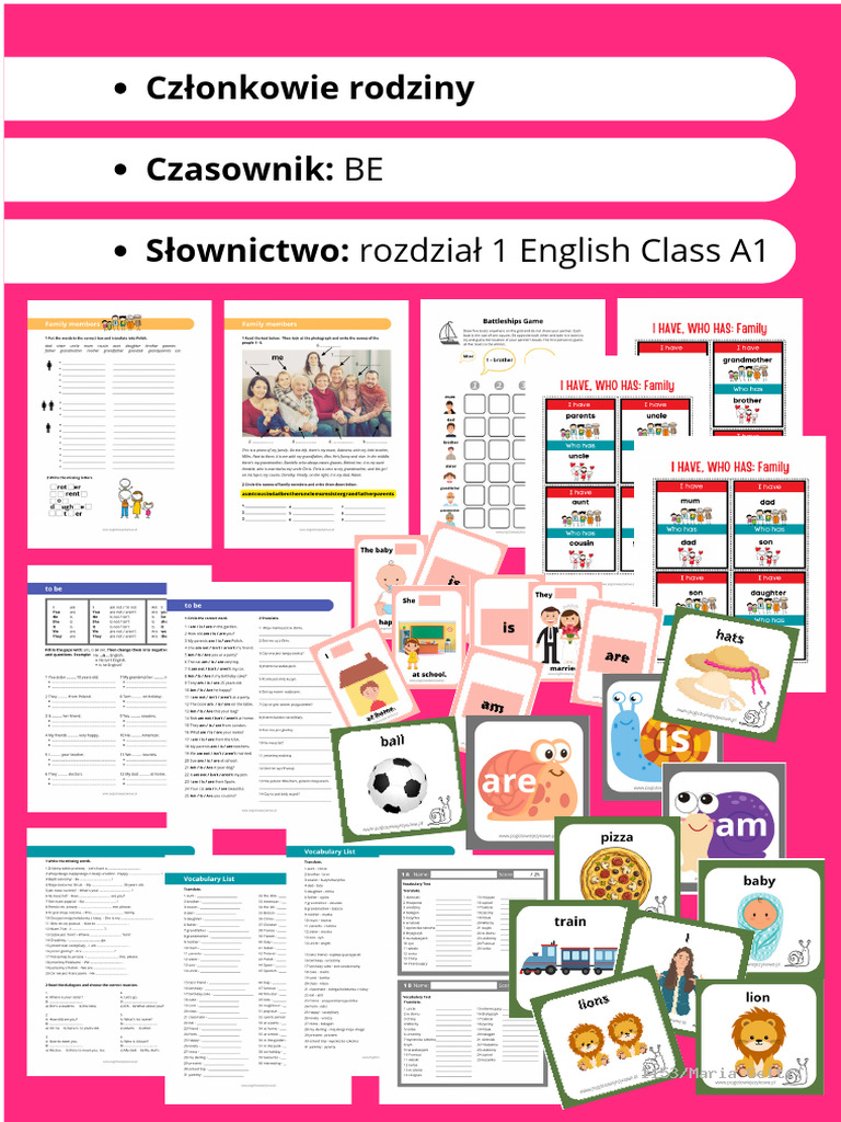 Extra Tasks For English Class A1 Unit 1 | PDF