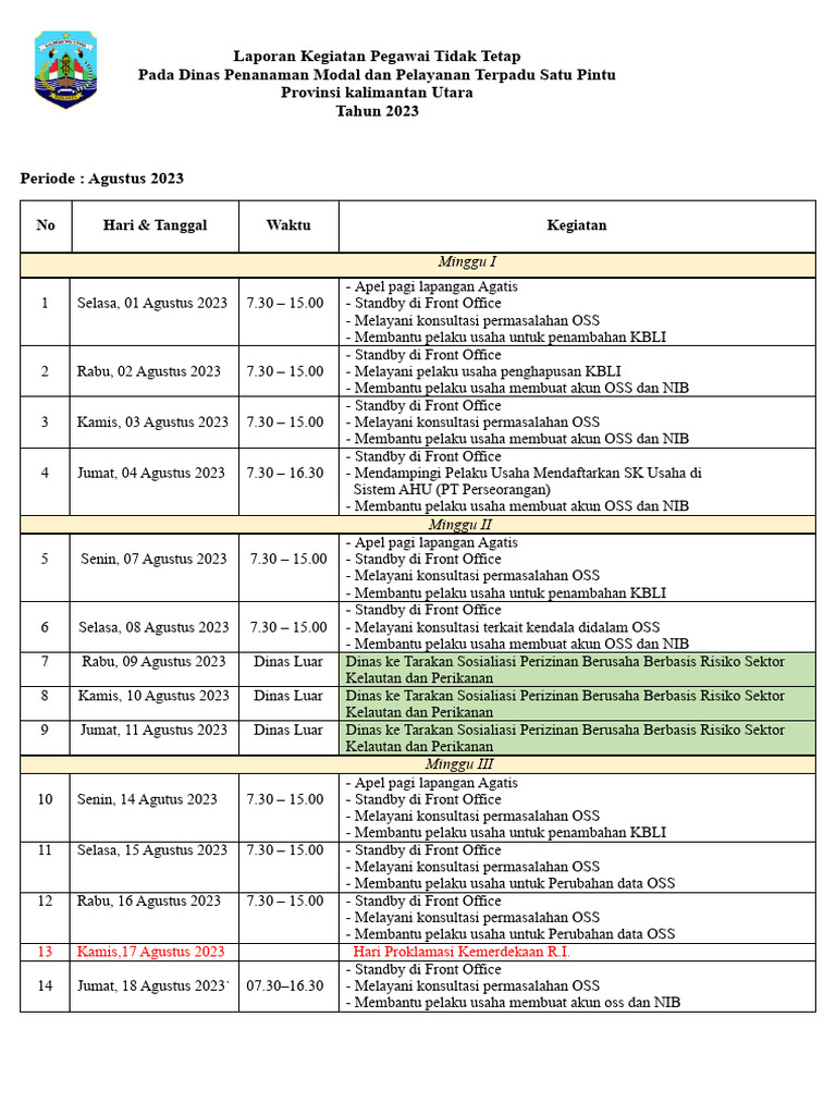 Ekin Agustus 2023 | PDF