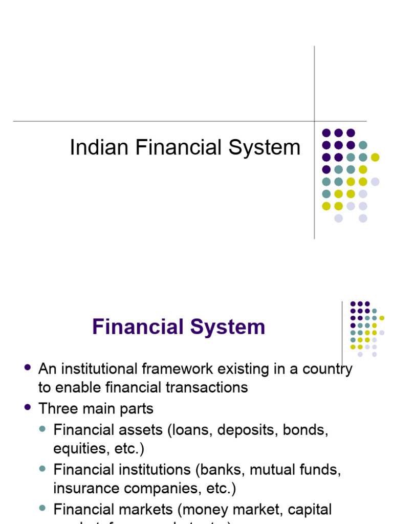 Indian Financial System | PDF | Repurchase Agreement | Money Market