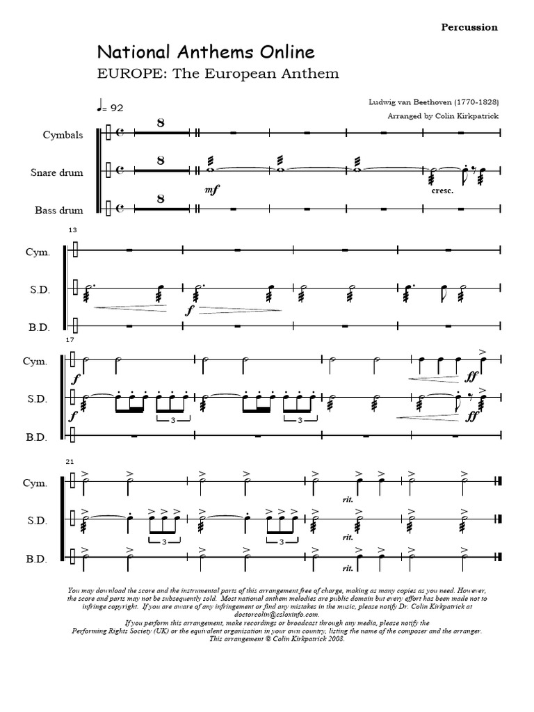Europe Percussion | PDF | Percussion Instruments | Performing Arts