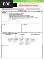 (Radians & Reference Angles) : Precalculus HW Name - 4.1 Worksheet-Day ...
