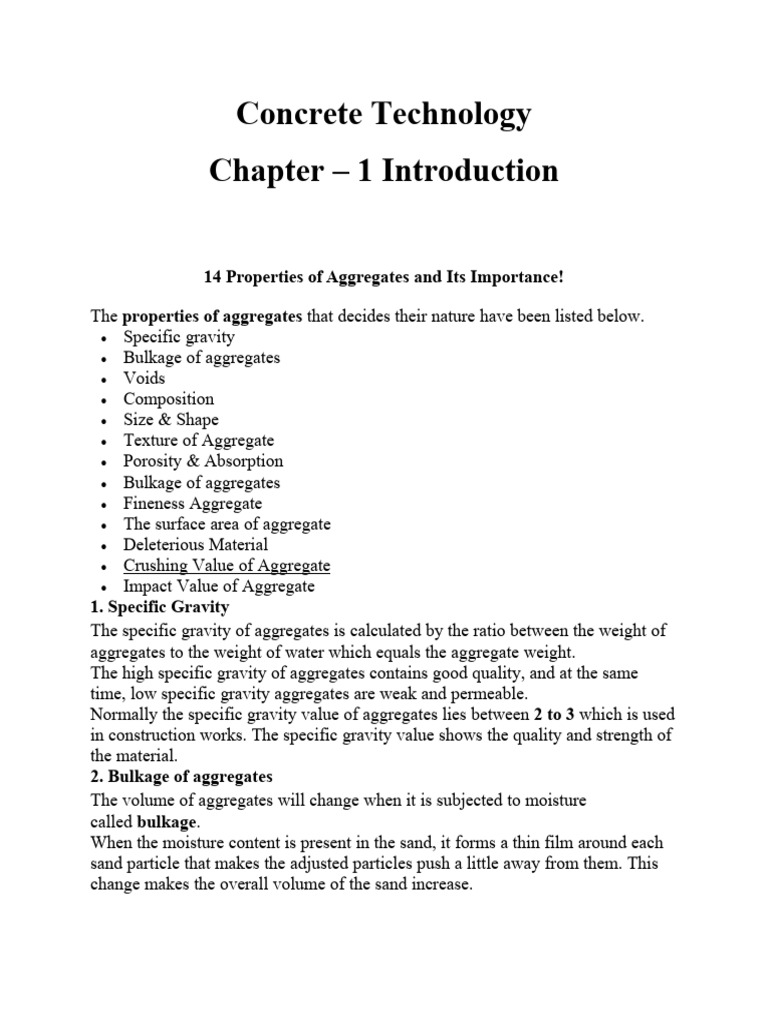 Concrete Technology | PDF | Concrete | Construction Aggregate
