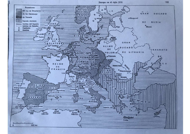 Mapa de Europa Siglo Xvi | PDF