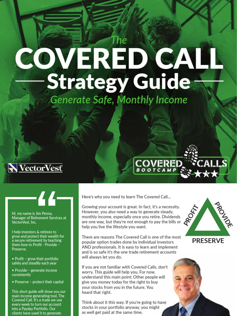 Covered Call Strategy Guide | Download Free PDF | Stocks | Option (Finance)