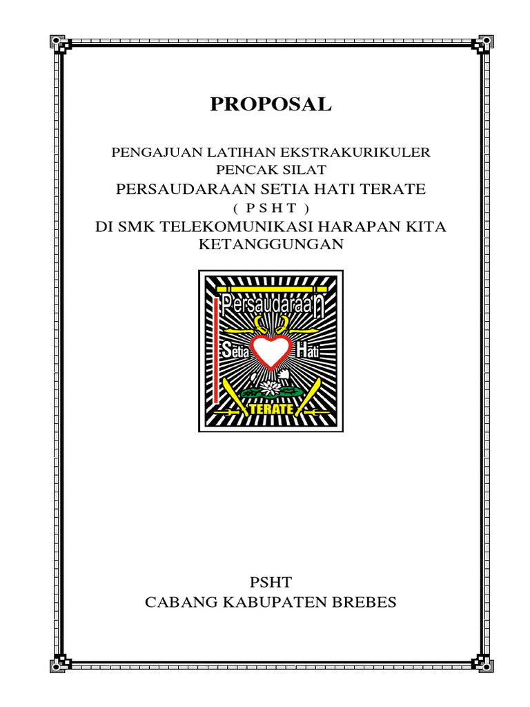 Proposal PSHT SMK Harkit | PDF