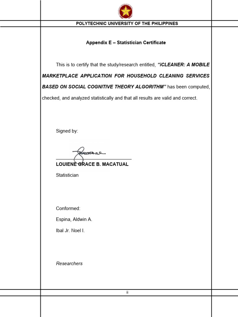 Statistician Certification | PDF