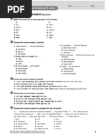 Synchronize1 Essential Worksheets - PDF | PDF