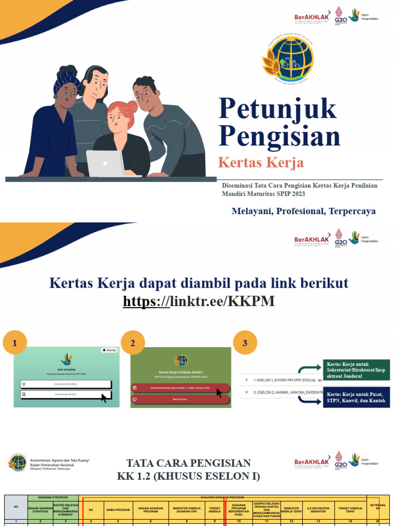 Petunjuk Pengisian KK PM Maturitas Implementasi SPIP | PDF