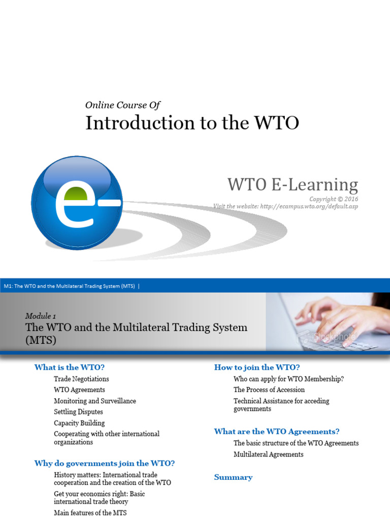 What Is WTO | PDF | World Trade Organization | General Agreement On ...