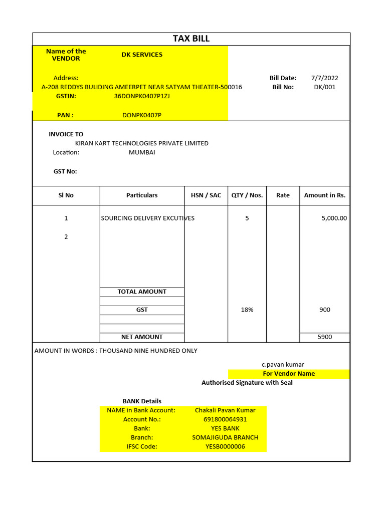 Rapido Invoice | PDF