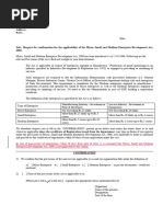 MSME Declaration Format - Revised | PDF | Small And Medium Sized ...