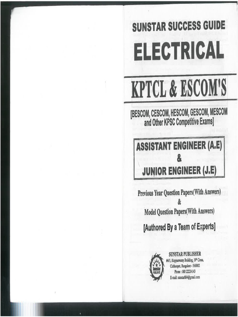 KPTCL Exam Notes Part-1 | PDF