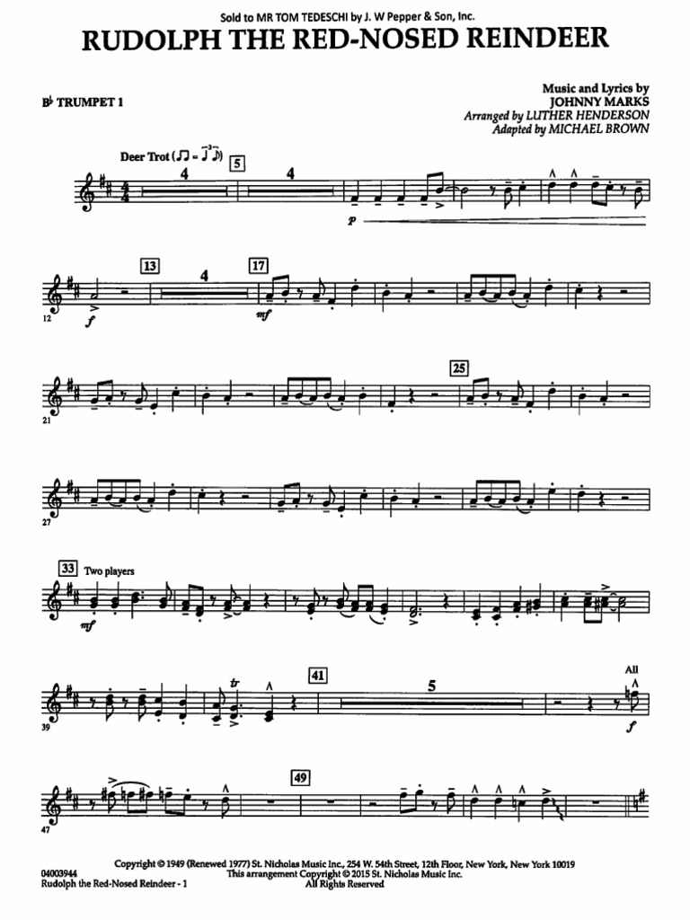 Rudolph Brass Pdf