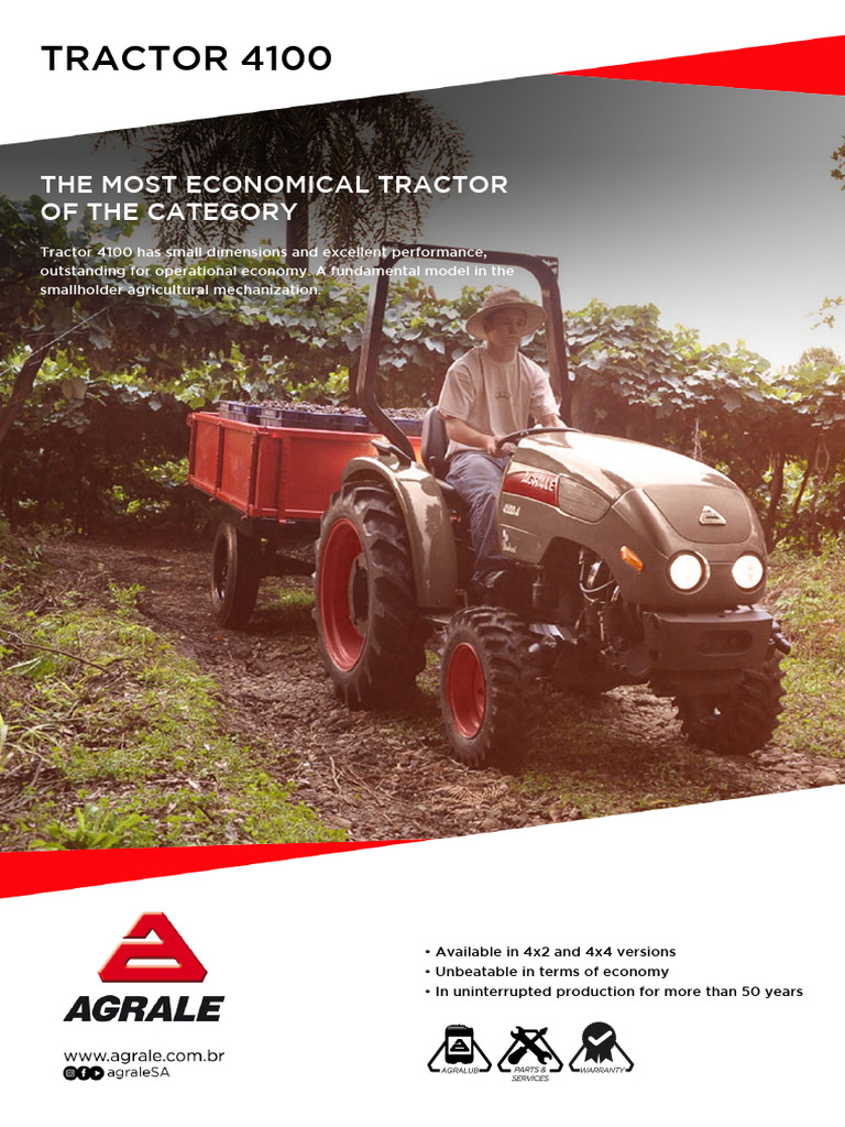 Agrale 4100 - 4100.4 Tractor Technical Specifications | PDF | Tractor ...