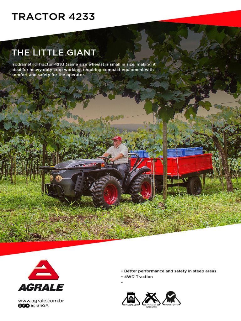 Agrale 4233 Tractor Technical Specifications | PDF | Tractor ...