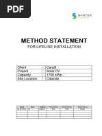 Lifeline Standards and Design Guidelines | PDF | Rope | Manufactured Goods