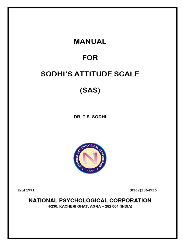 SAS Manual | PDF