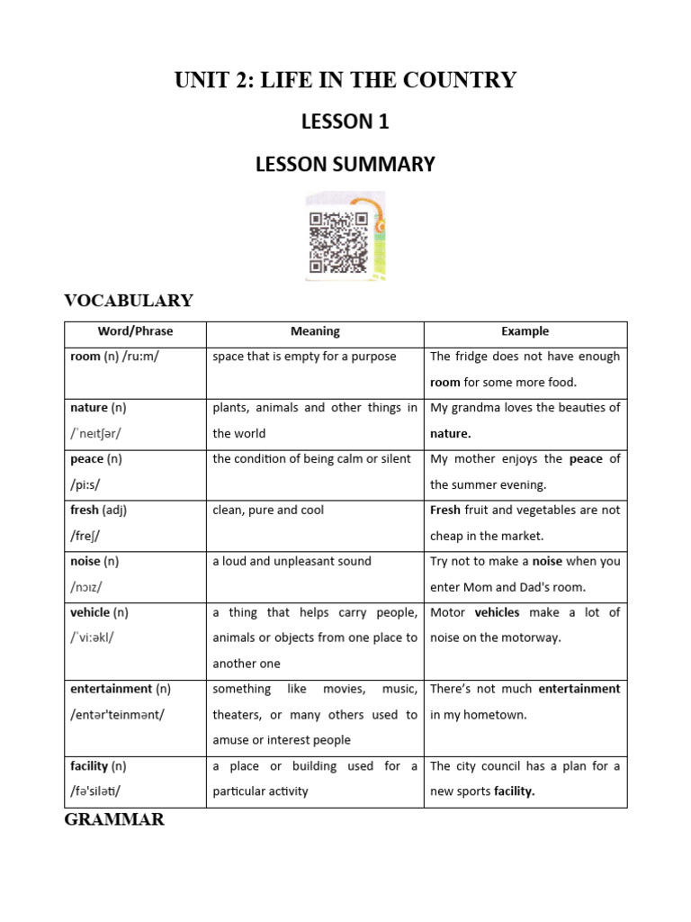 2.unit 2.life in The Country | PDF | Christmas