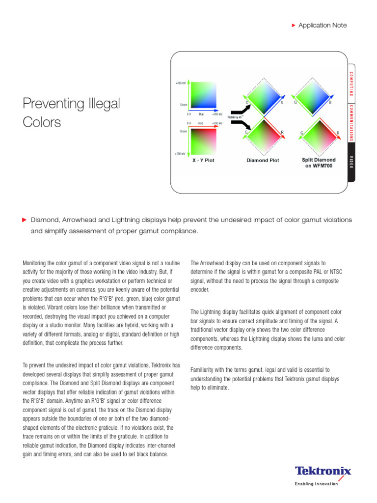 Prevent Illegal Colors | PDF | Rgb Color Model | Video