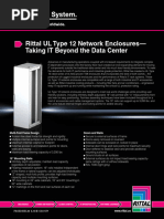 Rittal 42U Server Cabinet Datasheet | PDF | Door | Sheet Metal