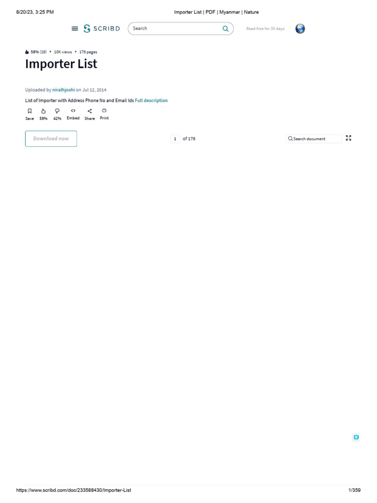 Myanmar Importer Contact List | PDF | Myanmar