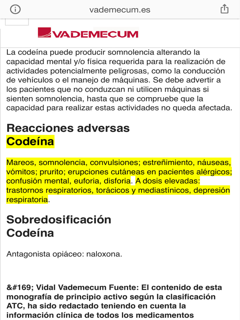 Codeína ? | PDF