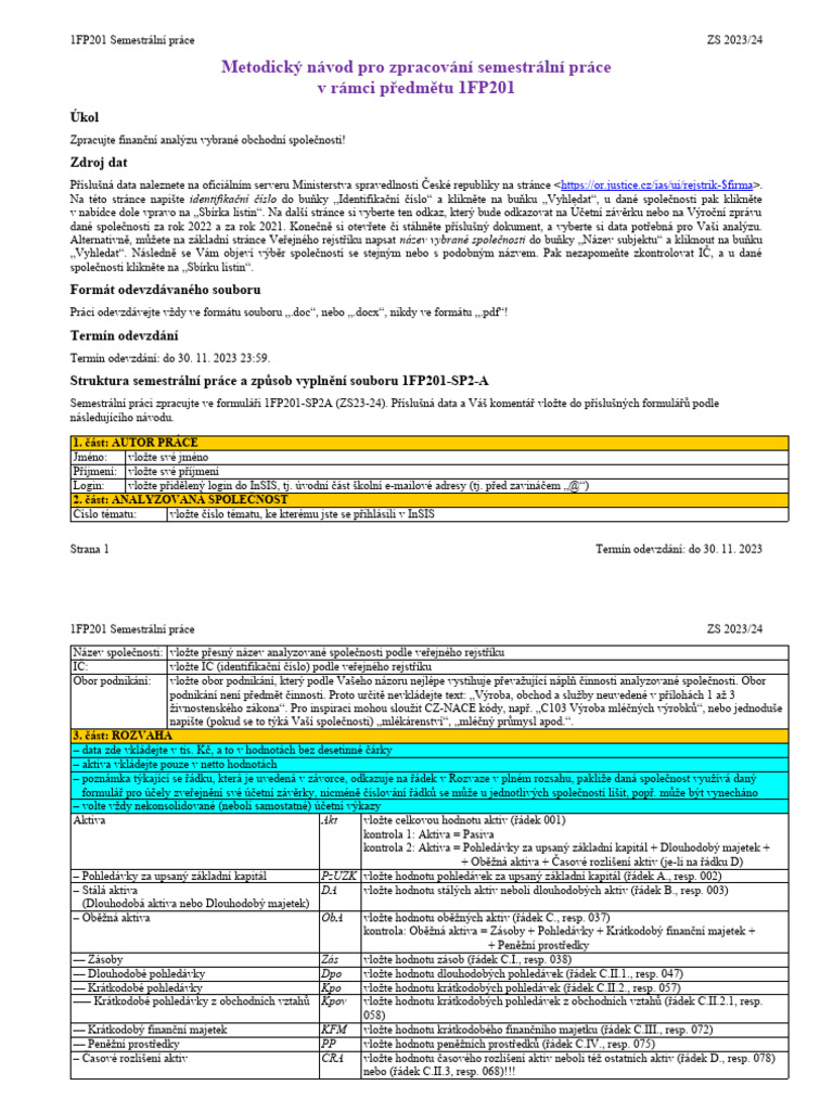 1FP201 Sp1a - (ZS23 24) | PDF