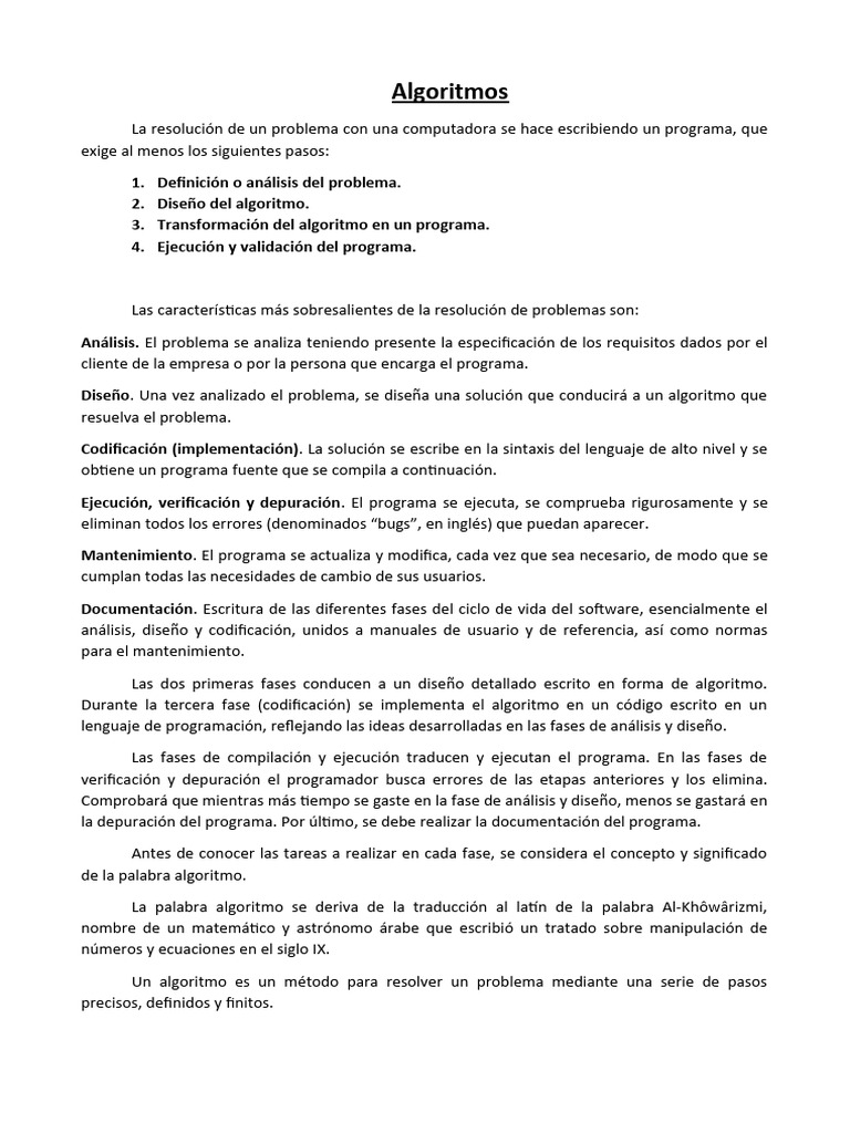 Ejemplos Algoritmos | PDF | Algoritmos | Programa de computadora