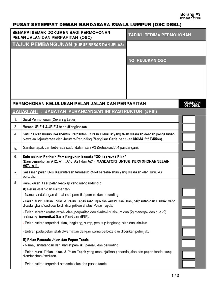 Pelan Jalan Parit Attachment | PDF | Teknologi & Rekayasa