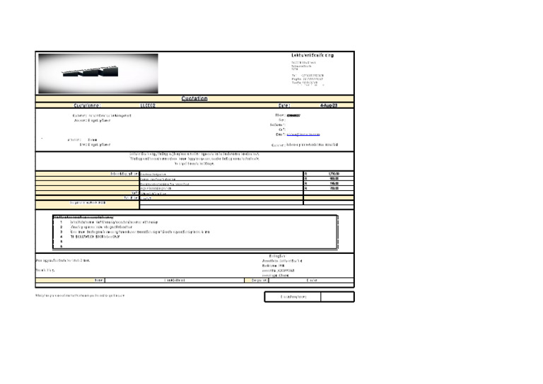 Scaffold Quote | PDF
