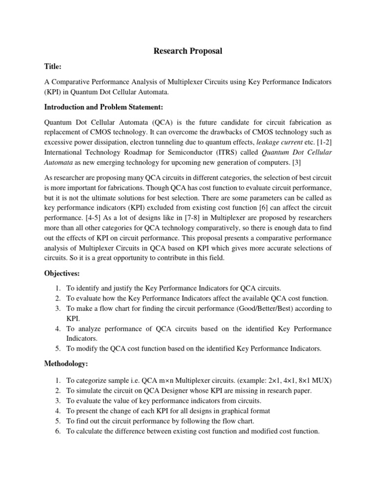 Research Proposal | PDF | Physical Sciences | Computing