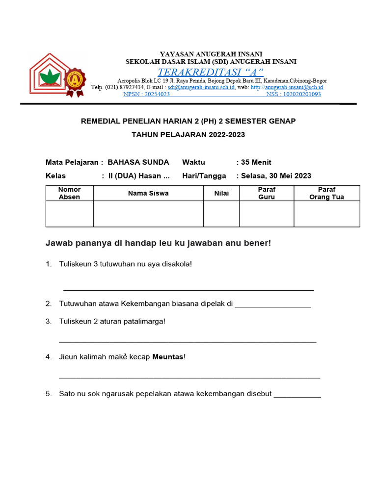 Remedial Basun | PDF